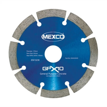 105mm General Purpose Concrete Disc - Miles Hire