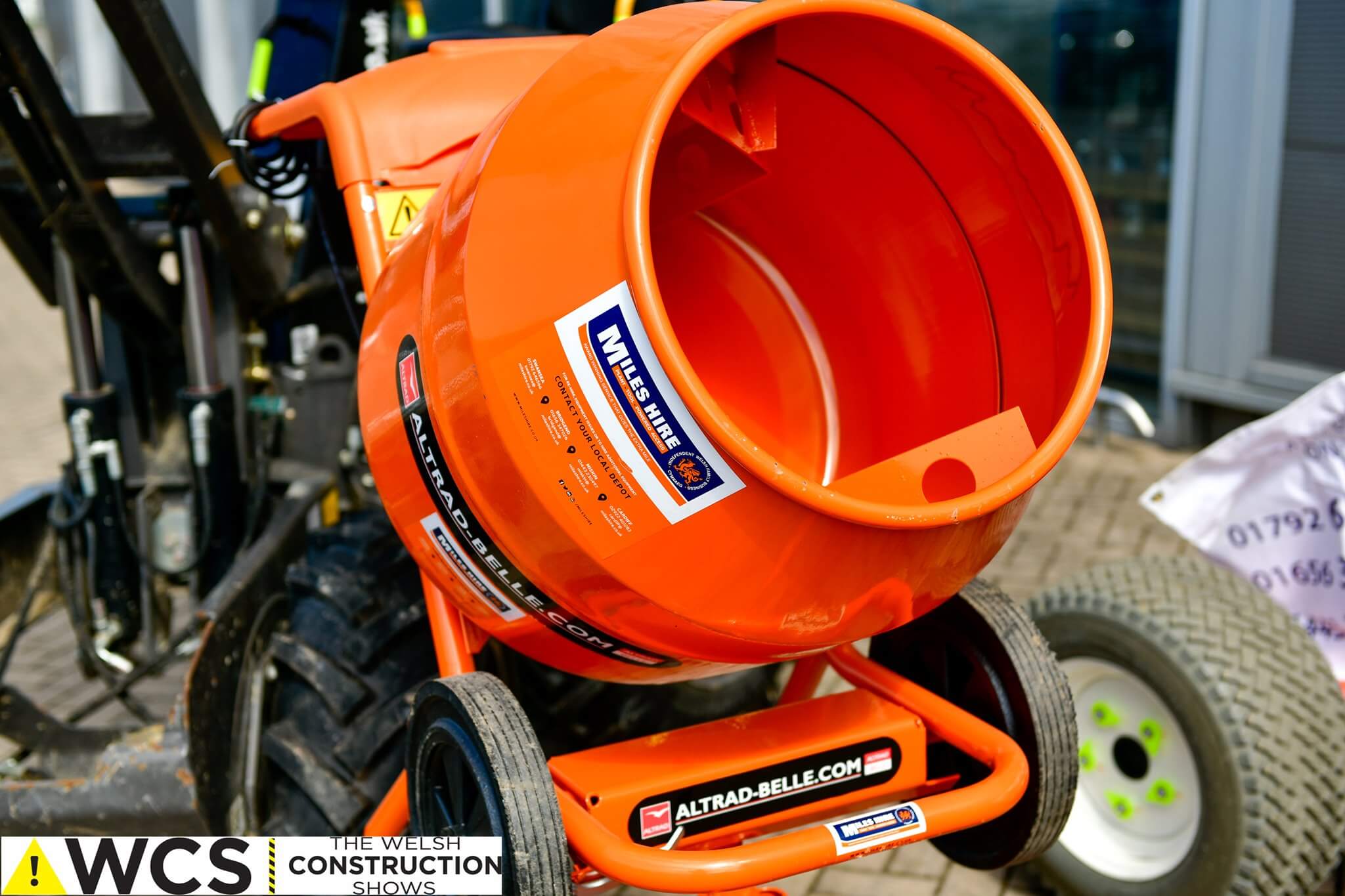 Belle Minimix 150 Petrol Cement Mixer - Miles Hire