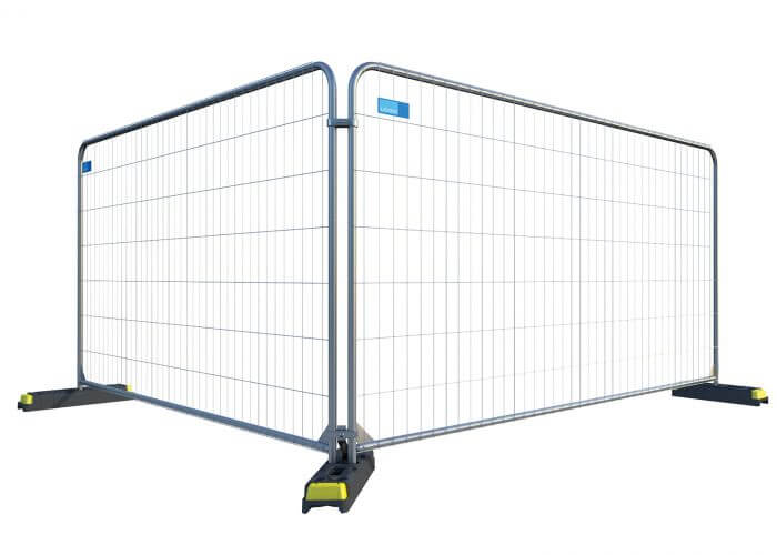 Heras heavy duty Fencing Panel incl. 1 foot and 1 clip - Miles Hire