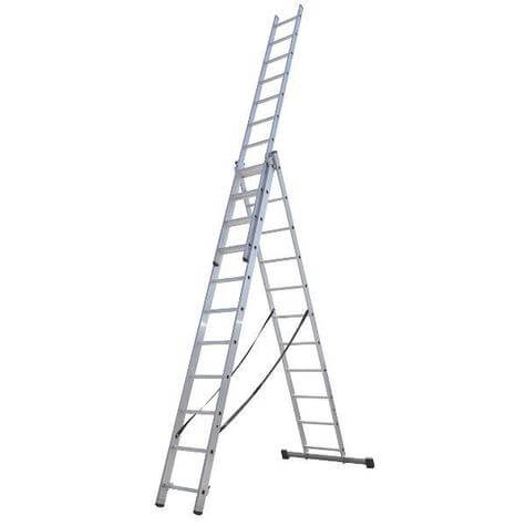 TRIPLE LADDER - 10 TREAD COMBI - Miles Hire