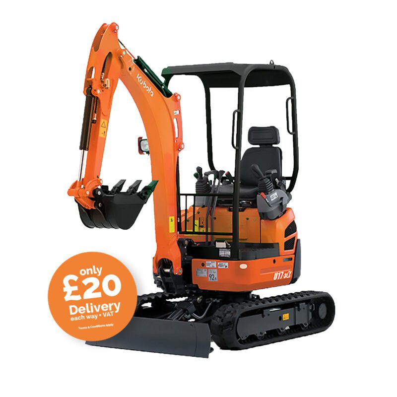 Mini & Micro Digger Hire Cardiff, Swansea & Bridgend | Miles Hire