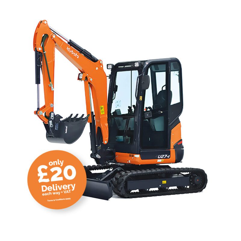 Mini & Micro Digger Hire Cardiff, Swansea & Bridgend | Miles Hire