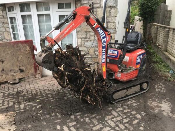 Micro digger 0.8 ton - Miles Hire