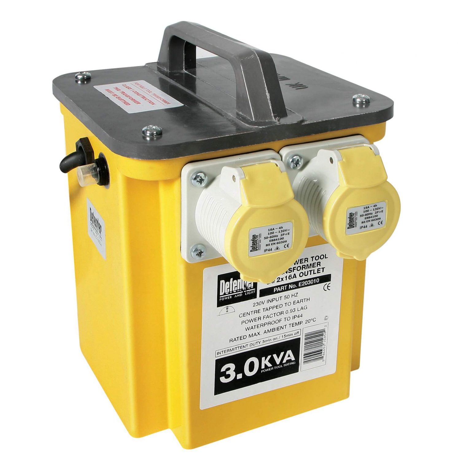 Transformer 3KVA - Miles Hire