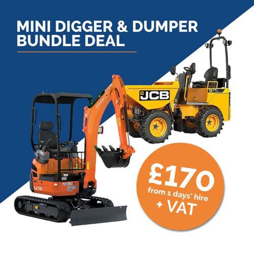 Mini Digger & Dumper Bundle - Miles Hire