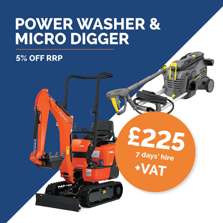 Micro digger 0.8 ton - Miles Hire